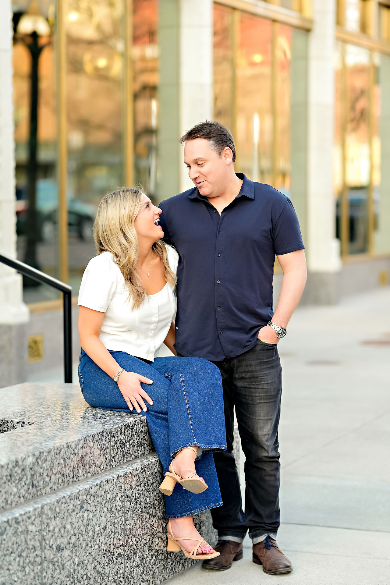KARA + MATT | DOWNTOWN INDIANAPOLIS ENGAGEMENT SESSION - Jessica ...